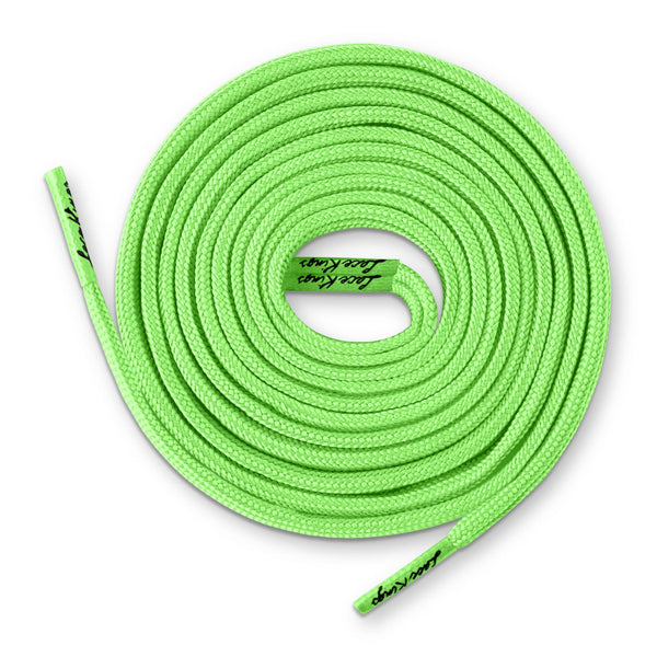 Neon Green Laces | Flat Shoelaces | Green Shoe Laces - Lace Kings